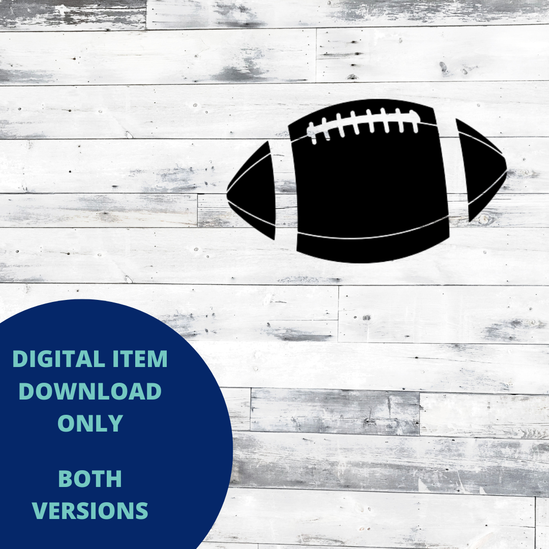 Ball - Football MYLAR & VINYL SVG Set – The Creative Maker