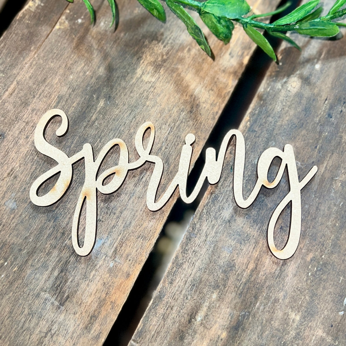 "Spring" Word Cutout – The Creative Maker