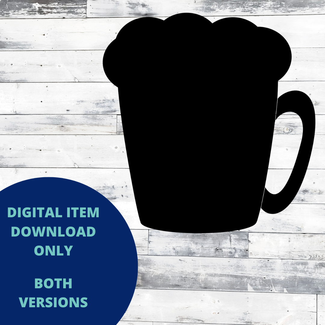 Mug Cutout MYLAR & VINYL SVG Set – The Creative Maker